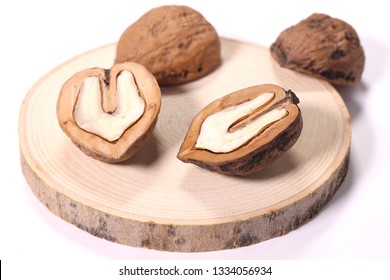Cross Section Walnut Stock Photo (Edit Now) 1334056934
