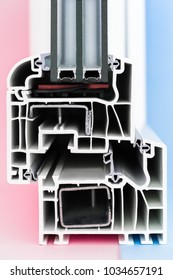 Cross Section Window Design Pvc Profiles Stock Photo (Edit Now) 1034657191