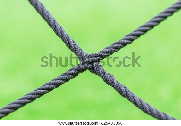 Cross Shaped Pattern Ropes Making X Stock Photo (Edit Now) 626493050