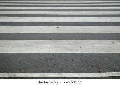 Close Old Crosswalk Asphalt Road Texture Stock Photo 1544396675 ...