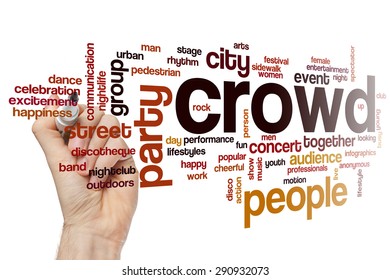 Crowd Word Cloud Concept Stock Photo 290932073 | Shutterstock