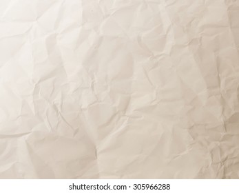 Crumpled Paper Texture Pattern Background Light Stock Photo 305966288 ...