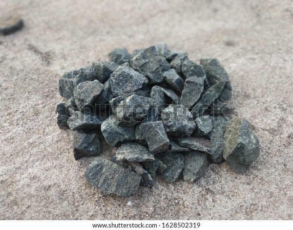 Crushed Stone Angular Rock Form Construction Stock Photo 1628502319 ...