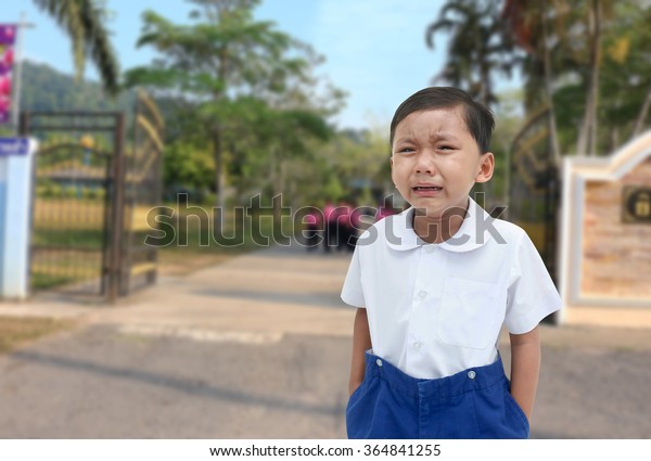 Crying Boy School Uniform Stock Photo 364841255 | Shutterstock