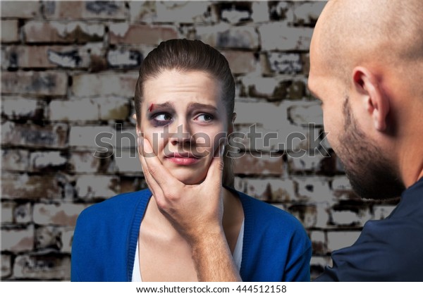 Crying Scared Female Face Stock Photo 444512158 | Shutterstock