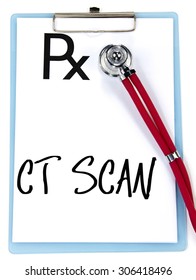 Ct Scan Text Write On Prescription Stock Photo 306418496 | Shutterstock