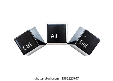 Ctrl Alt Del Keyboard Computer Buttons Stock Photo 1585223947 ...