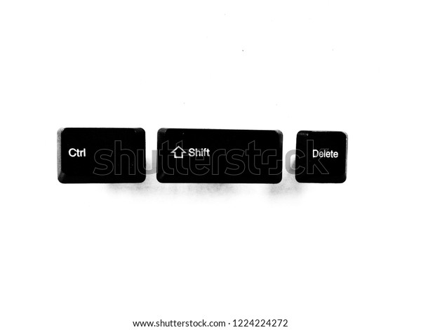 Ctrl Shift Del Shortcut Keys Computer Stock Photo 1224224272 | Shutterstock