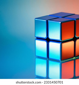 Rubic Cube Look Like Diamond Shape Imagen generada por IA 2439973385 ...