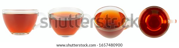 Cup Tea Different Angles Isolated On Stock Photo (Edit Now) 1657480900