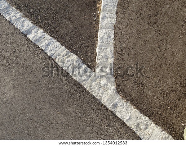 Curb Texture Ground Foto Stok 1354012583 | Shutterstock