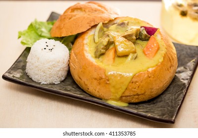 Curry Bread Set Stock Photo 411353785 | Shutterstock