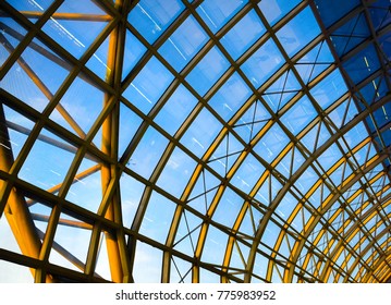 Structure Steel Roof Frame Building Construction Stock Photo (Edit Now ...
