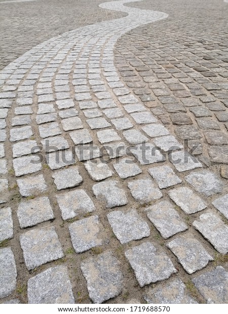 Curvy Pattern Brick Walkway Stock Photo 1719688570 | Shutterstock