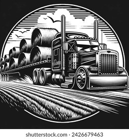 Vintage Big Rig Truck Slammed Suspension AI-generated image 2449394007 ...