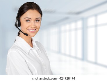 Customer Service Representative Foto de stock 424928494 | Shutterstock