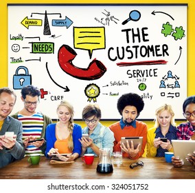 Customer Service Support Solution Assistance Aid Stock Photo 324051752 ...
