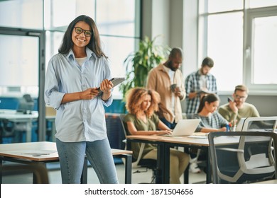 Customeroriented Specialist Being Ready Help Any Stock Photo 1871504656 ...