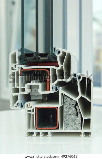 Cutaway Model Plastic Window Frame Stock Photo 49276063 | Shutterstock