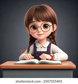 Cute Character 3d Image 3d Rendering AI-generated image 2503855181 ...