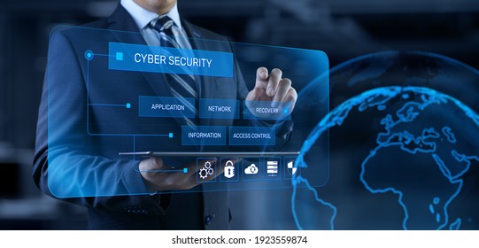 Cyber Security Access Control Data Protection Stock Photo 1923559874 ...
