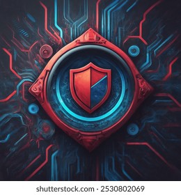 Secret Syndicate Cyber Sign Symbol Security AI-generated image ...