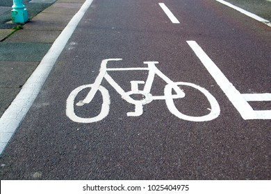 Cycle Path Route Foto de stock 1025404975 | Shutterstock