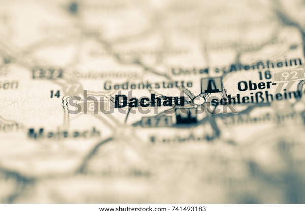 Dachau On Map Stock Photo 741493183 | Shutterstock