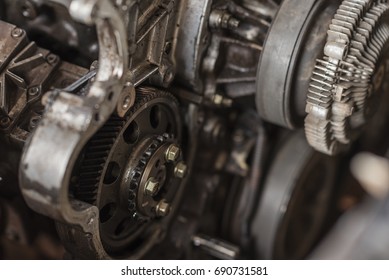Car Alternator Conveyor Belts Close Selective Stock Photo 1431331034 ...