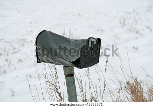 Damaged Mailbox Stock Photo (Edit Now) 43338571