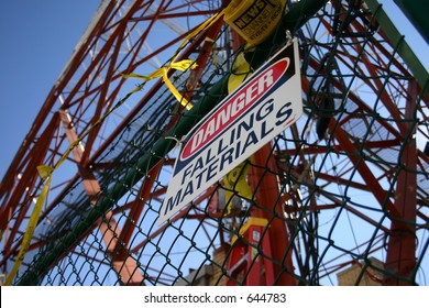 Danger Falling Materials Stock Photo 644783 | Shutterstock