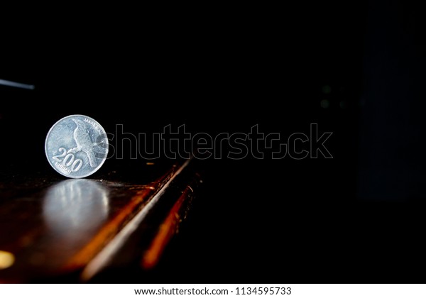 Dark Background Coin Stock Photo 1134595733 | Shutterstock