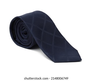Dark Blue Pattern Neck Tie Rolled Stock Photo 2148006749 | Shutterstock