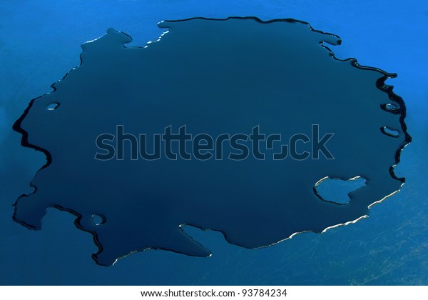 Dark Blue Puddle Blue Background Stock Photo 93784234 | Shutterstock