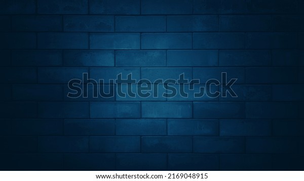 Dark Blue Wall Texture Pattern Gradation Stock Photo 2169048915 ...