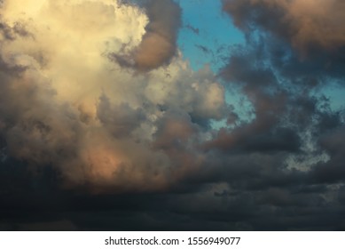Dark Clouds Sky Before Storm Stock Photo 1556949077 | Shutterstock