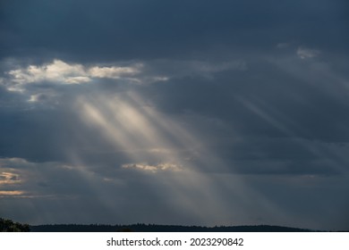 Dark Clouds Sky Sun Rays Stock Photo 2023290842 | Shutterstock