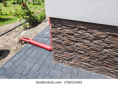 Dark Elevation Stone On Bottom House Stock Photo 1765515431 | Shutterstock