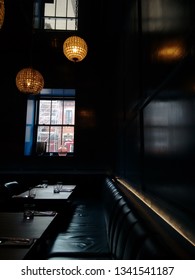 Dark Empty Restaurant Stock Photo 1341541187 | Shutterstock