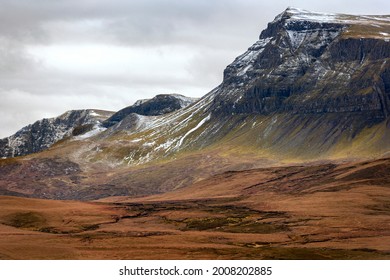Dark Foreboding Mountains Quiraing Range On Stock Photo 2008202885 ...