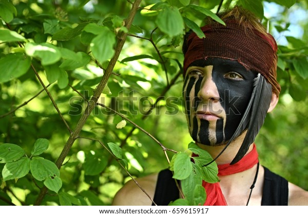 Dark Native Warrior Stock Photo 659615917 | Shutterstock