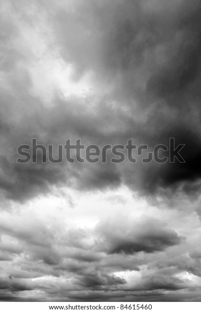 Dark Ominous Clouds Dramatic Sky Stock Photo 84615460 | Shutterstock