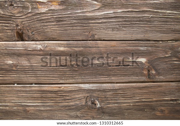 Dark Rustic Brown Wood Texture Background Stock Photo 1310312665 ...