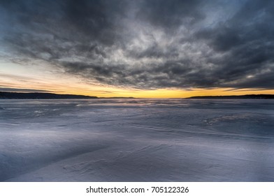 Dark Scary Dramatic Sunset Clouds Over Stock Photo 705122326 | Shutterstock
