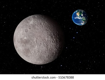 Dark Side Moon Elements This Image Stock Photo 510678388 | Shutterstock