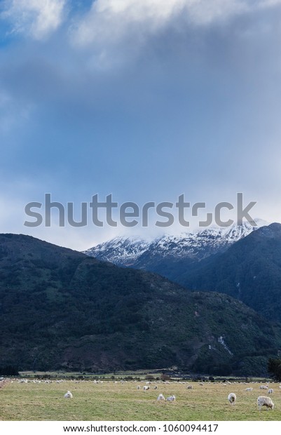 Dark Snow Filled Clouds Dancing Over Stock Photo 1060094417 | Shutterstock