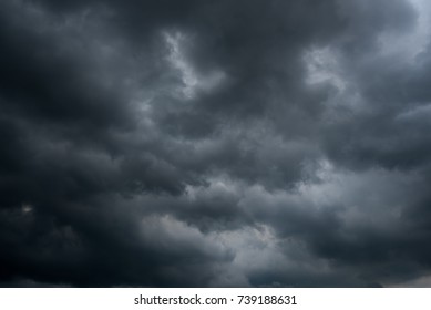 Dark Storm Clouds Backgrounddark Clouds Before Stock Photo 739188631 ...