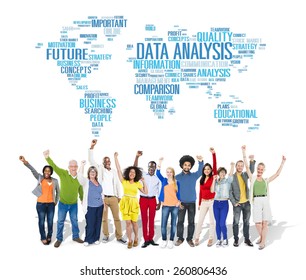 Data Analysis Analytics Comparison Information Networking Stock Photo ...