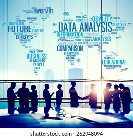 Data Analysis Analytics Comparison Information Networking Stock Photo ...