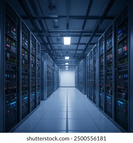 Flooded Data Center Realistic High-definition Water AI-generated image ...